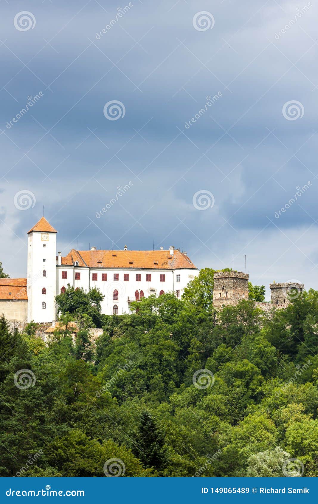 Bitov Castle, Czech Republic Stock Image - Image of moravia, building ...