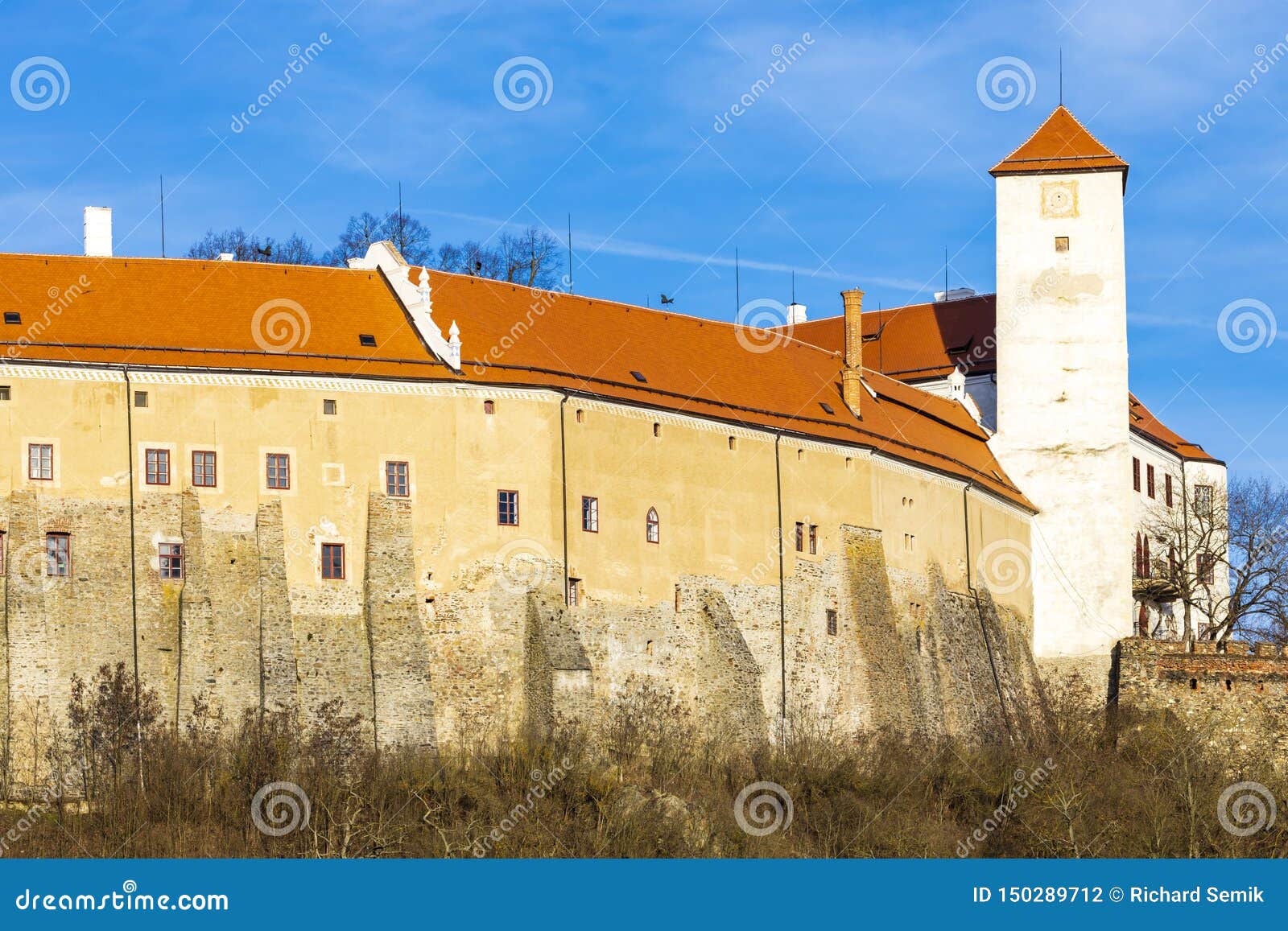 Bitov Castle in Czech Republic Stock Photo - Image of europe, landmark ...
