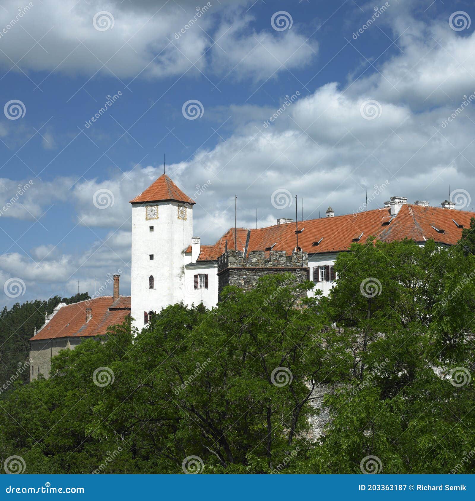 Bitov Castle, Czech Republic Stock Image - Image of republic, castles ...