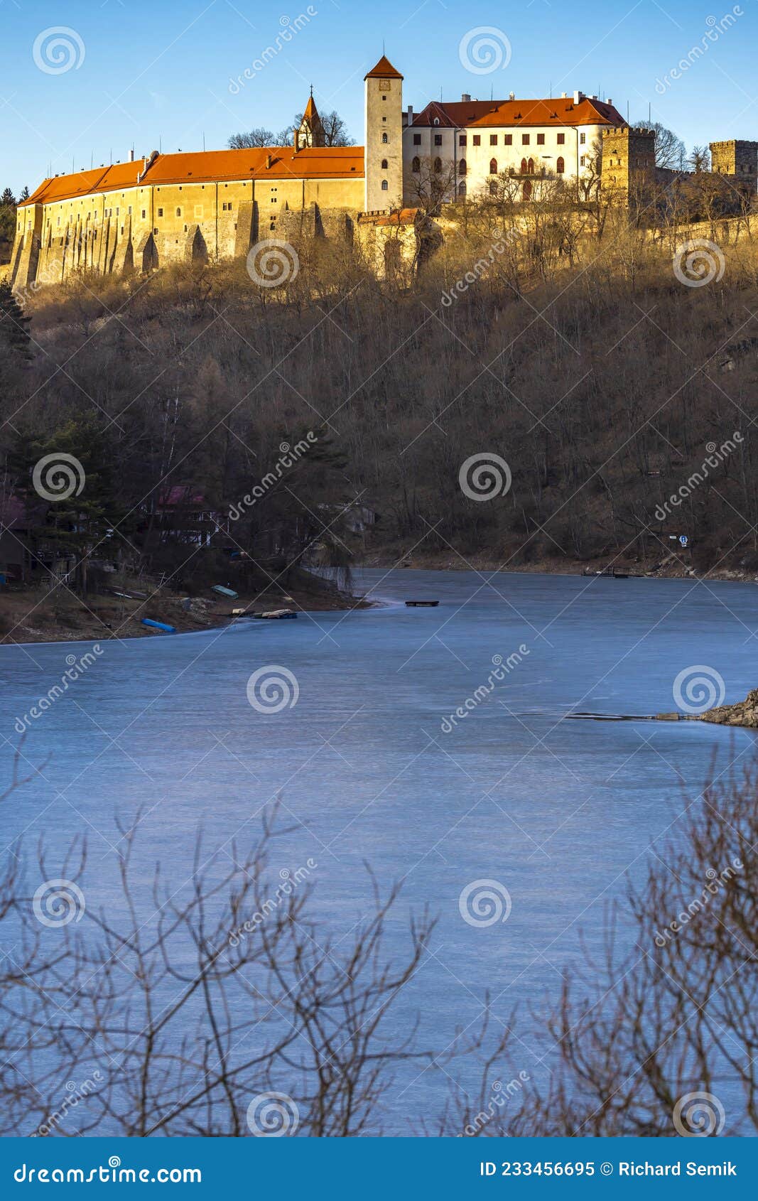 Bitov Castle in Czech Republic Stock Image - Image of ruins, outside ...