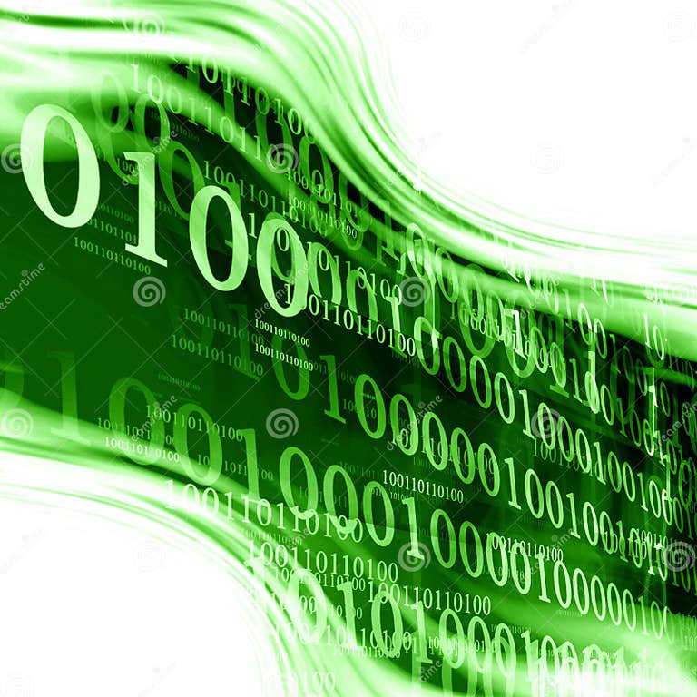 Bits and bytes stock illustration. Illustration of cyberspace - 6931475