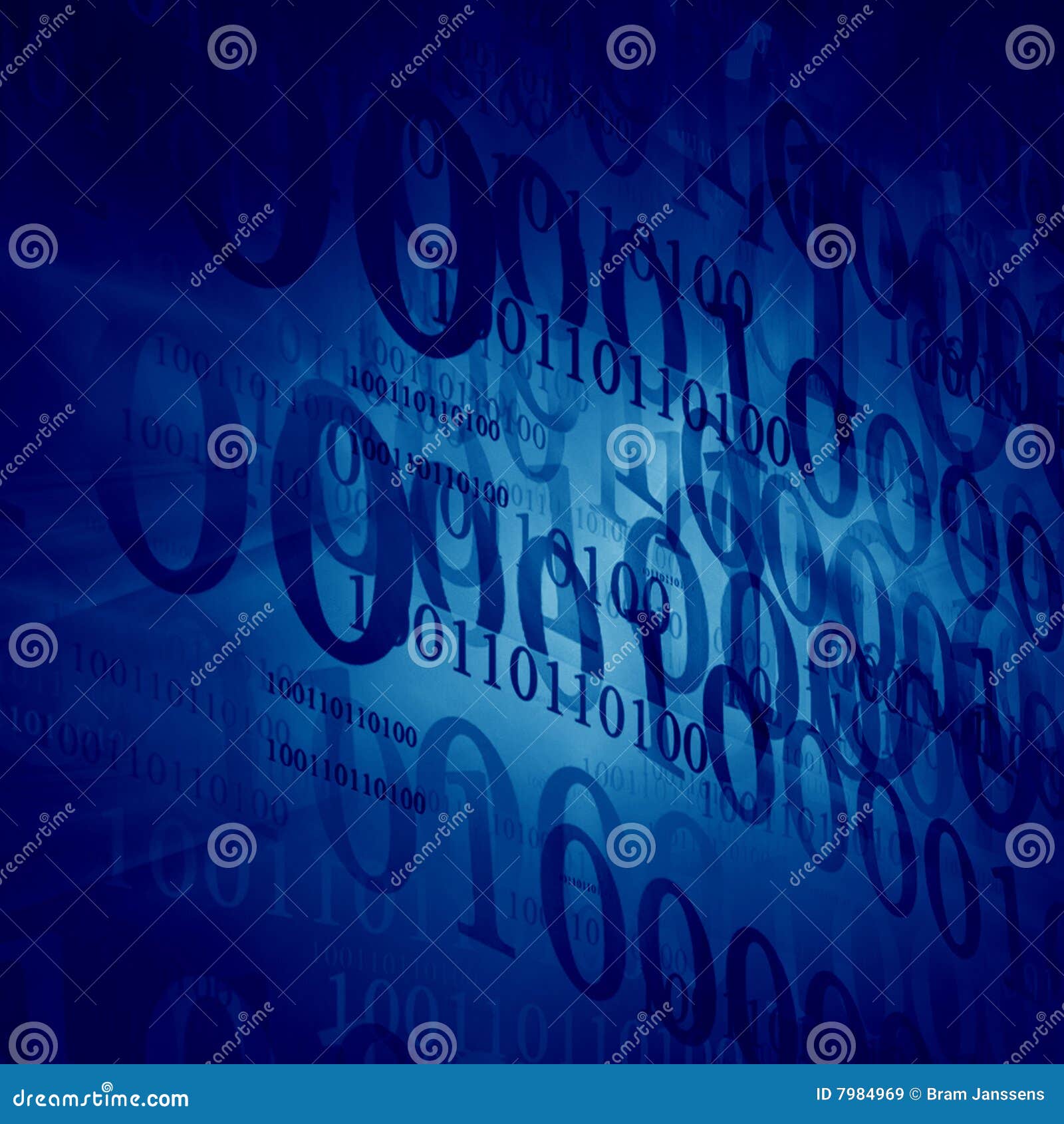 Bits and bytes stock illustration. Illustration of science - 7984969