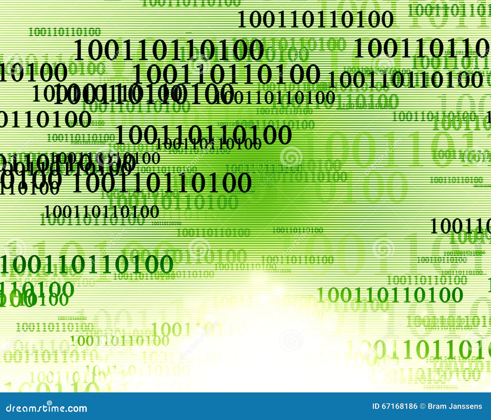 Red Green Bytes Of Binary Code Flying In A Vortex Stock Photo ...