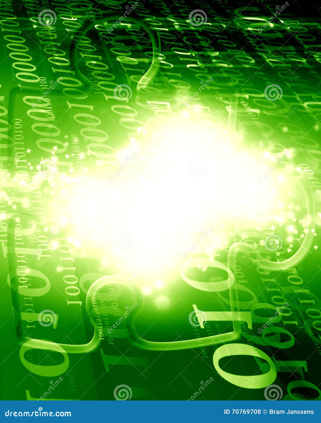 Red Green Bytes Of Binary Code Flying In A Vortex Stock Photo ...