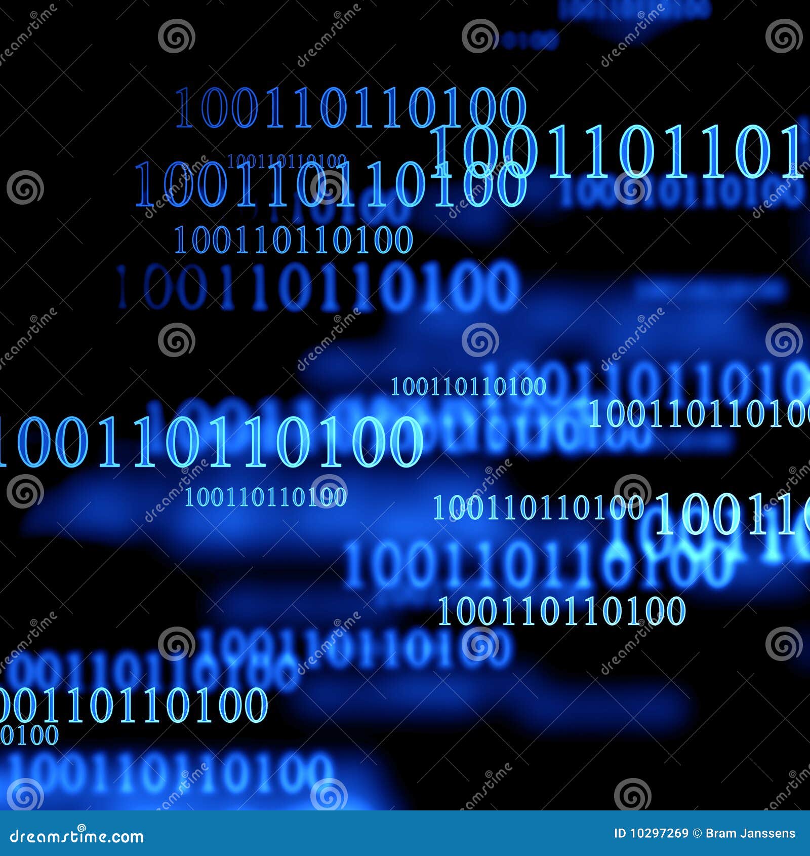 Bits e bytes ilustração stock. Ilustração de preto, digital - 10297269