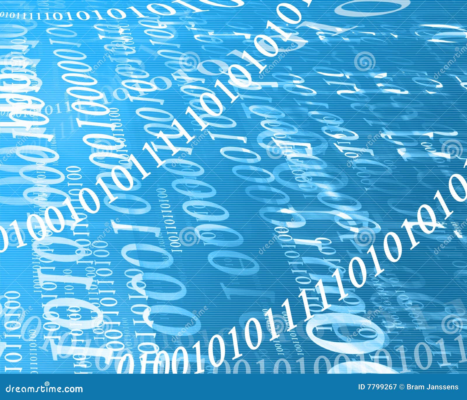 Bits und Bytes stock abbildung. Illustration von bytes - 7799267