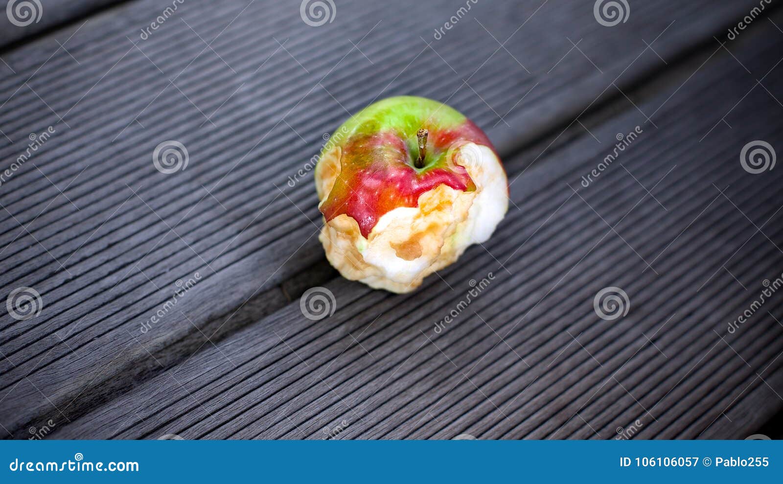 Bitten apple stock image. Image of yellow, detail, vitamin - 106106057