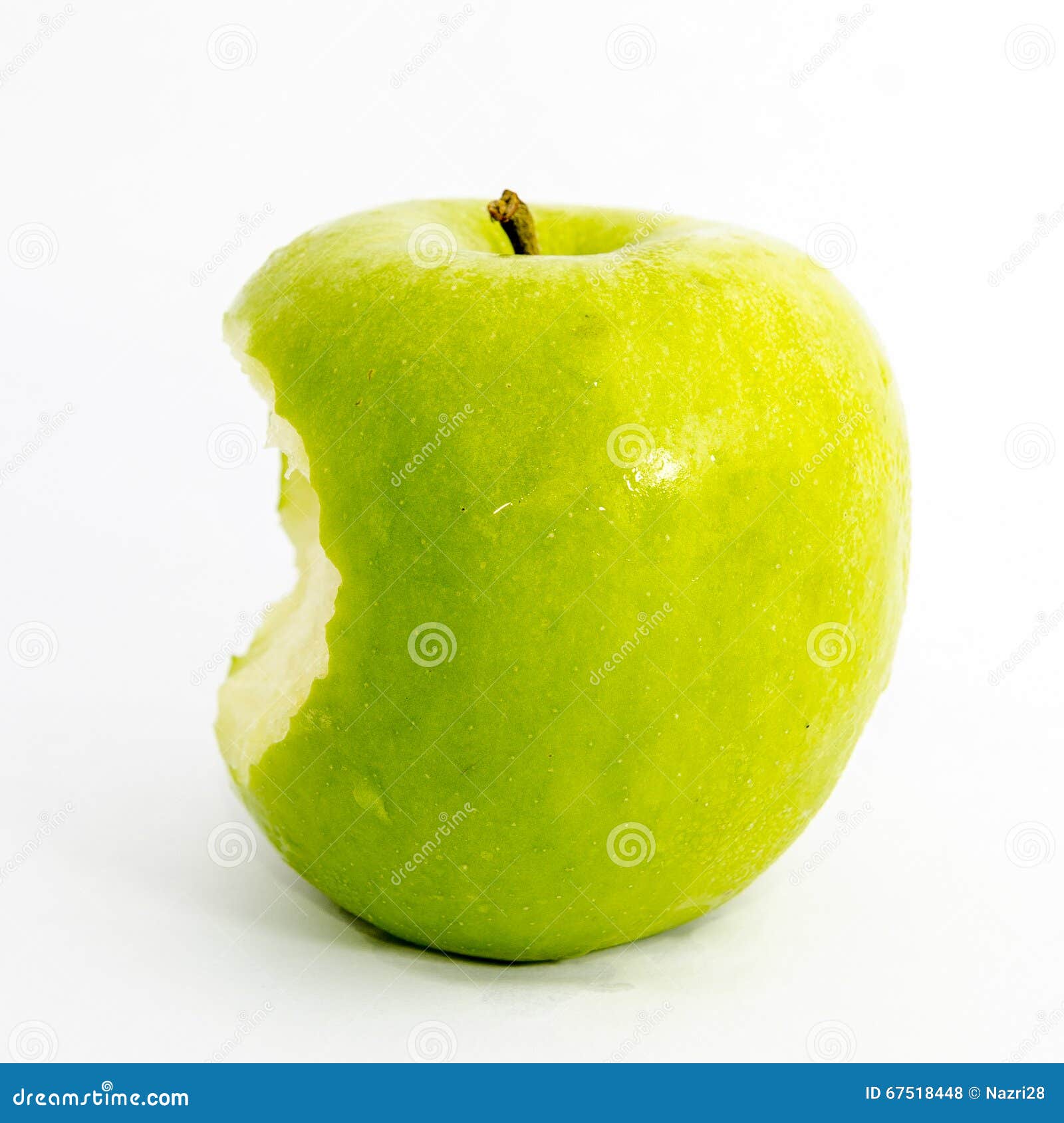 Bitten Apple stock photo. Image of sweet, tasty, grow - 67518448