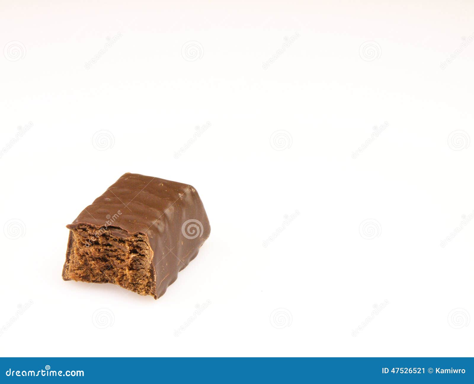 Bitten Chocolate Candy Flavored Chocolate Truffles Stock Photos - Free ...