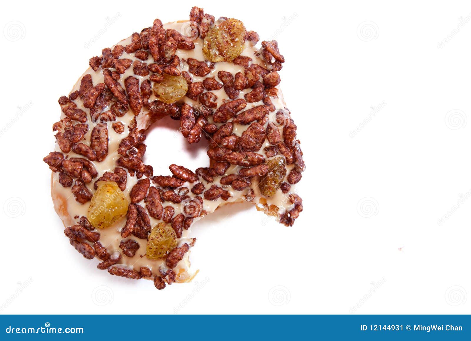 Bitten Donuts stock image. Image of white, bitten, calories - 12144931