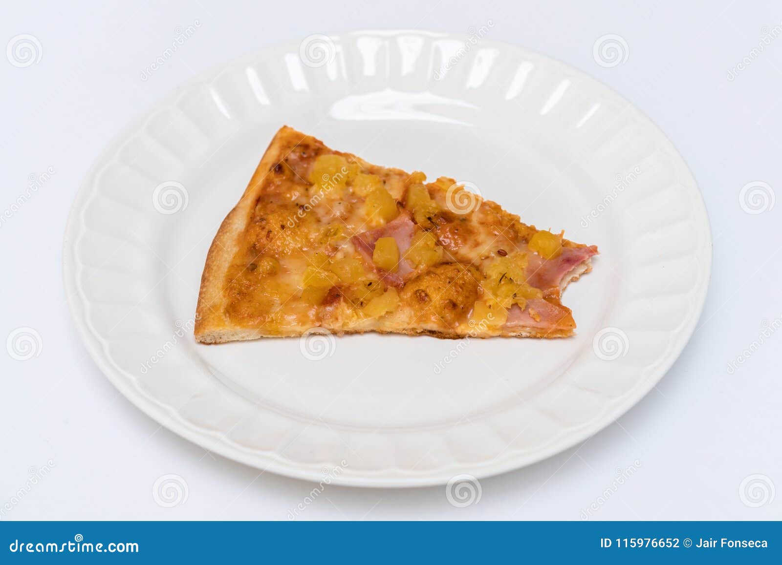 Pizza Plate Bitten Piece Stock Photos - Free & Royalty-Free Stock ...