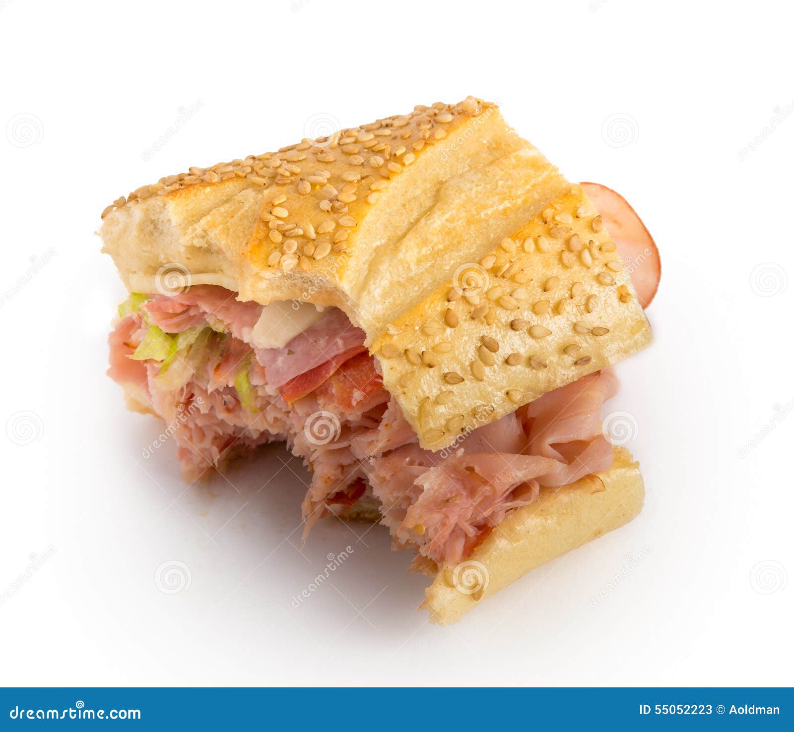 Bitten Sandwich Royalty-Free Stock Photo | CartoonDealer.com #17703