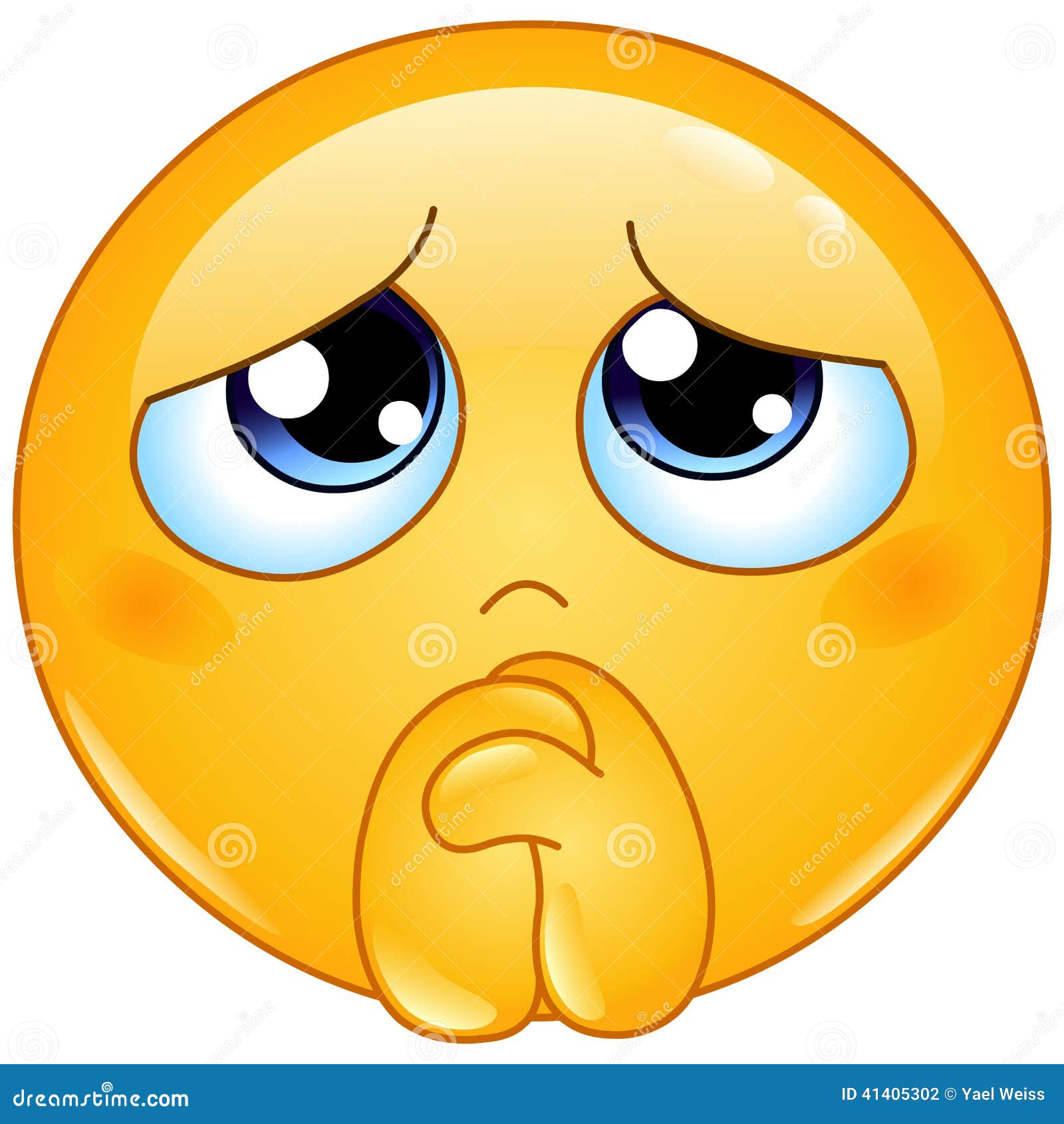 Bitten Von Emoticon Vektor Abbildung - Bild: 41405302