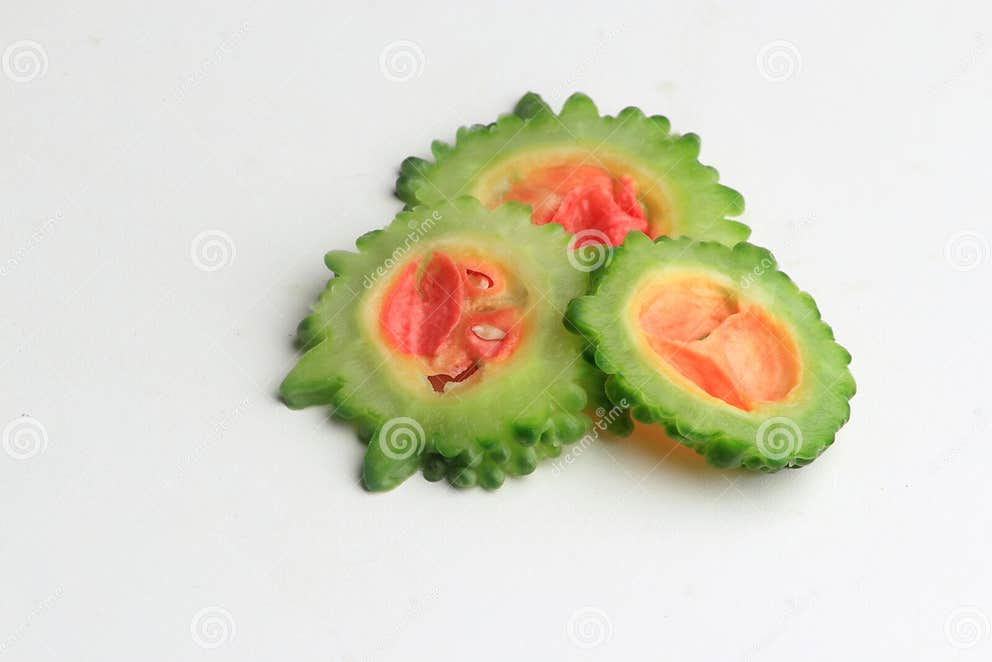 Bitter guard slices stock image. Image of close, fresh - 21590305
