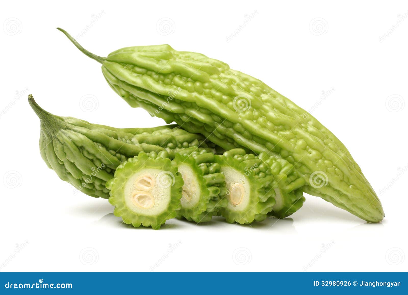 Bitter Melon , Bitter Gourd Stock Photo - Image of background, medicine ...