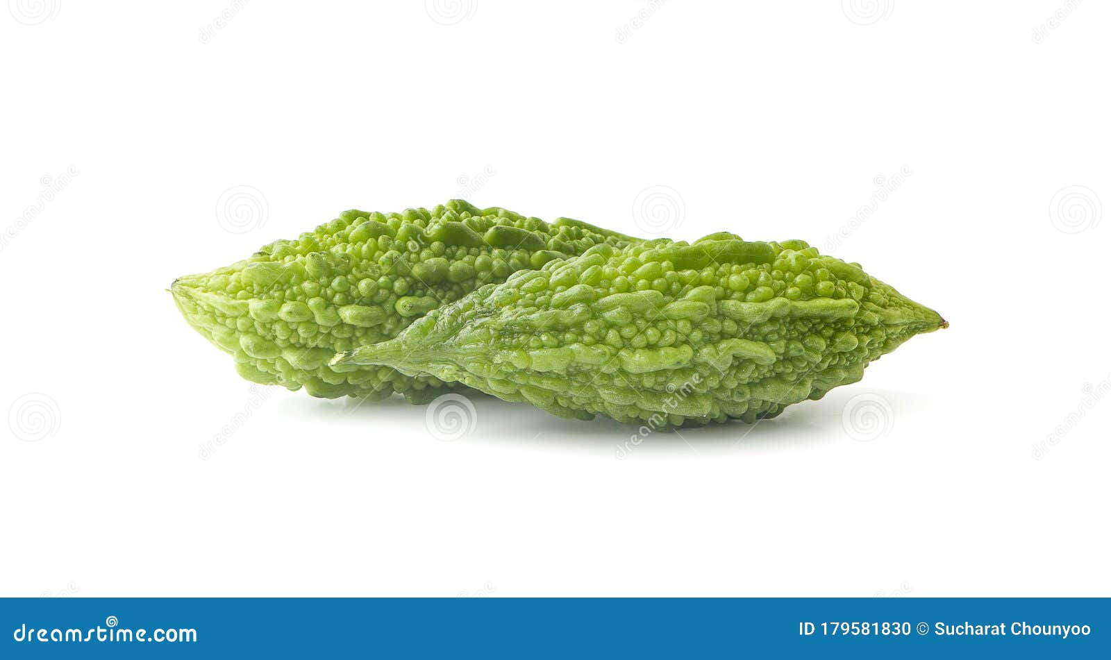 Bitter Melon , Bitter Gourd an Isolated on White Background Stock Photo ...