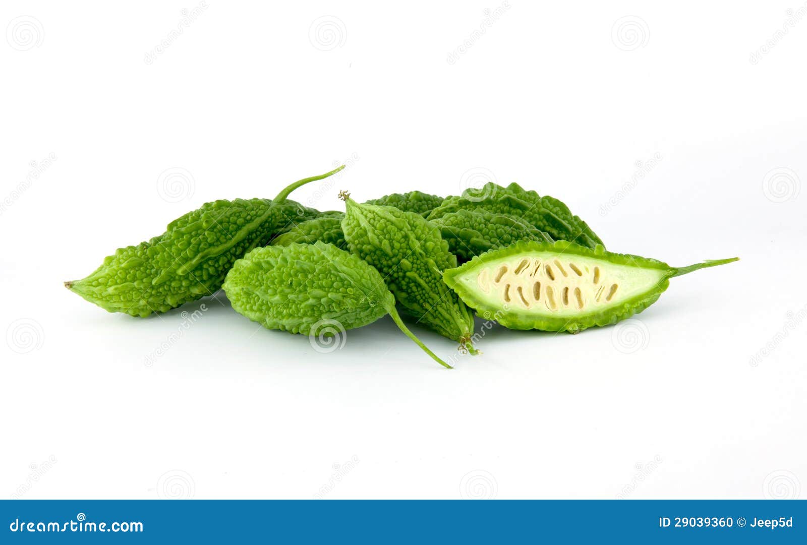 Bitter melon isolated stock photo. Image of asian, food - 29039360