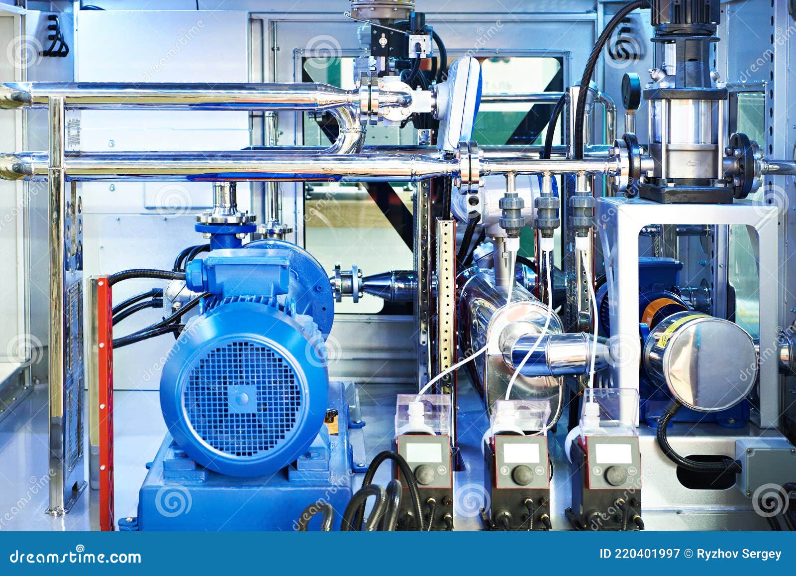 Bituminous emulsion plants stock image. Image of equipment - 220401997