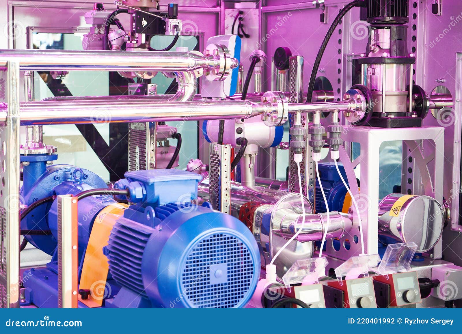 Bituminous emulsion plants stock photo. Image of management - 220401992