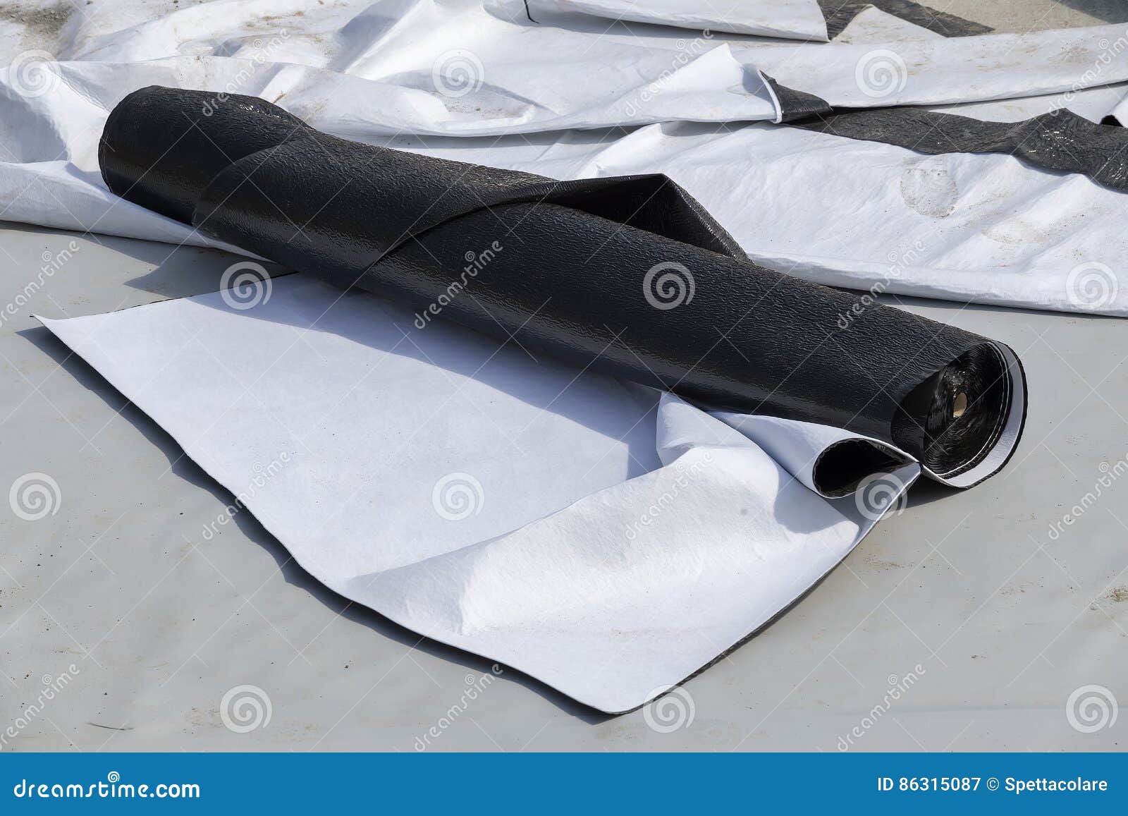 Bituminous Waterproof Membrane Stock Image - Image of closeup ...