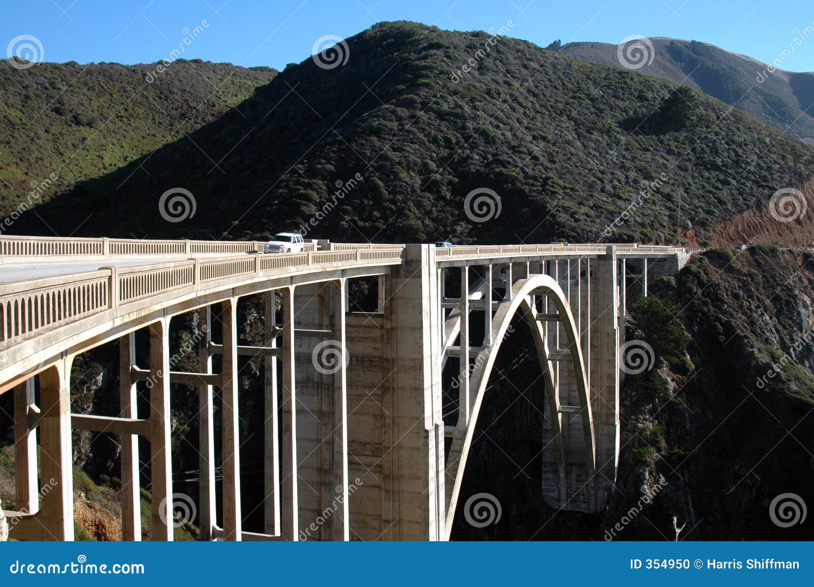 Bixby Bridge stock photo. Image of public, california, arch - 354950