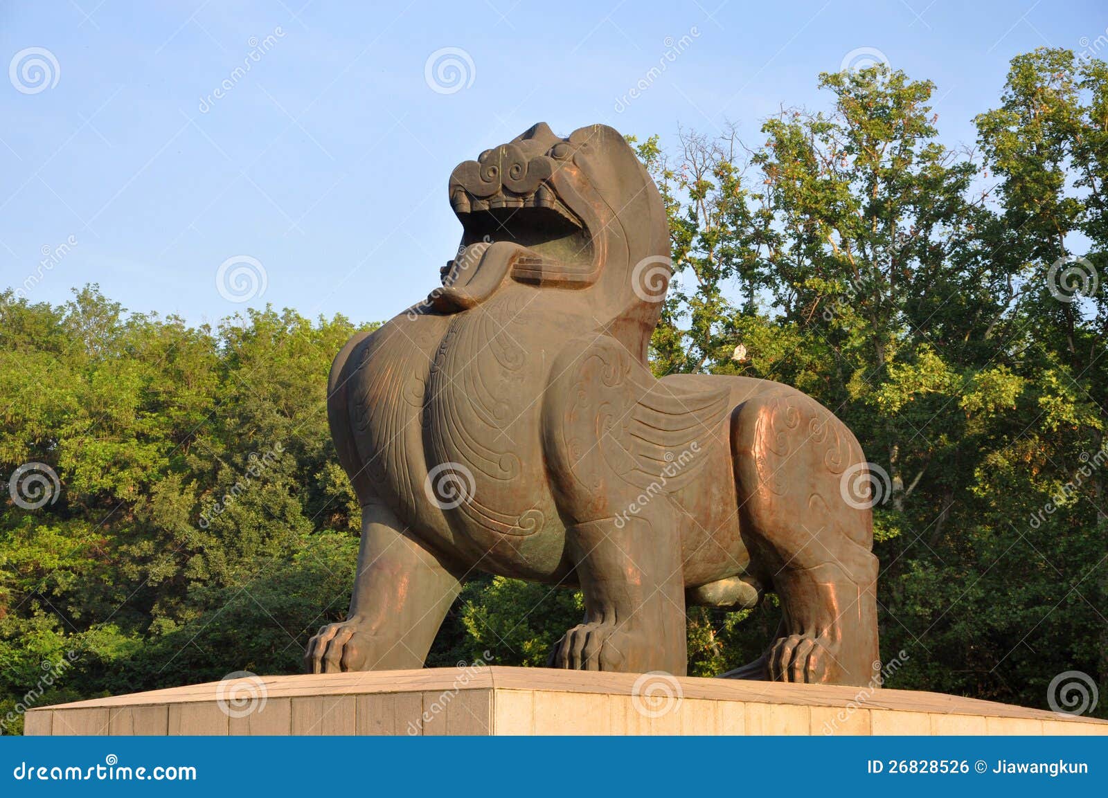 Bixie, Symbol of Nanjing, China Stock Photo - Image of symbol, creature ...
