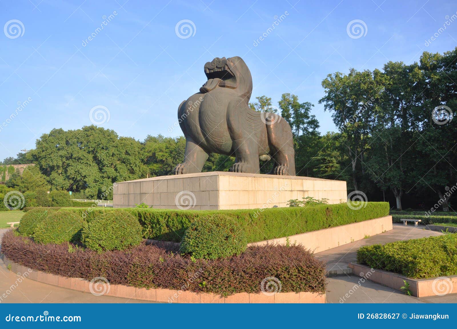 Bixie, Symbol of Nanjing, China Stock Image - Image of tour, asian ...