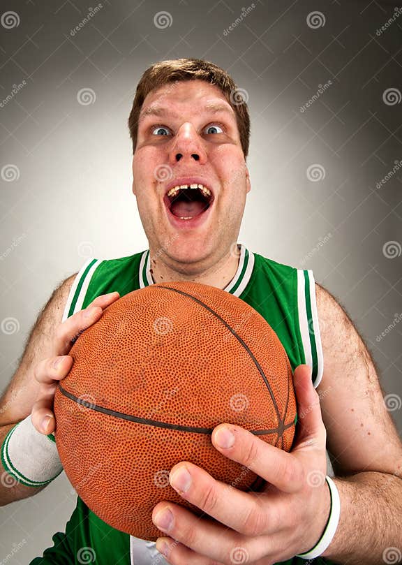 Bizarre basketball player stock photo. Image of angry - 19134348