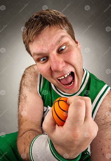 Bizarre basketball player stock image. Image of bizarre - 19134349