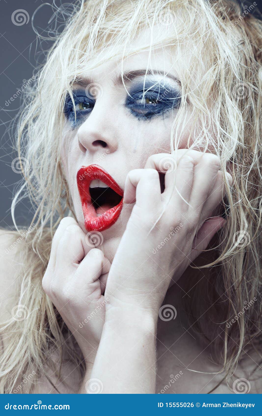 Bizarre beauty stock photo. Image of makeup, abnormal - 15555026