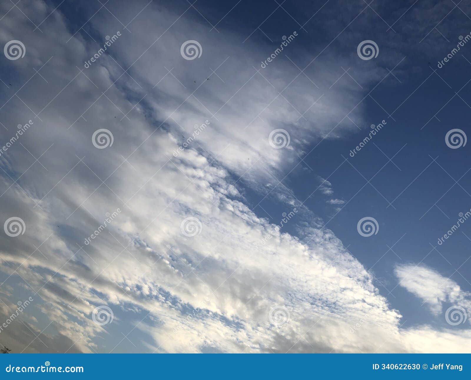 Bizarre Clouds at Dusk stock photo. Image of clouds - 340622630