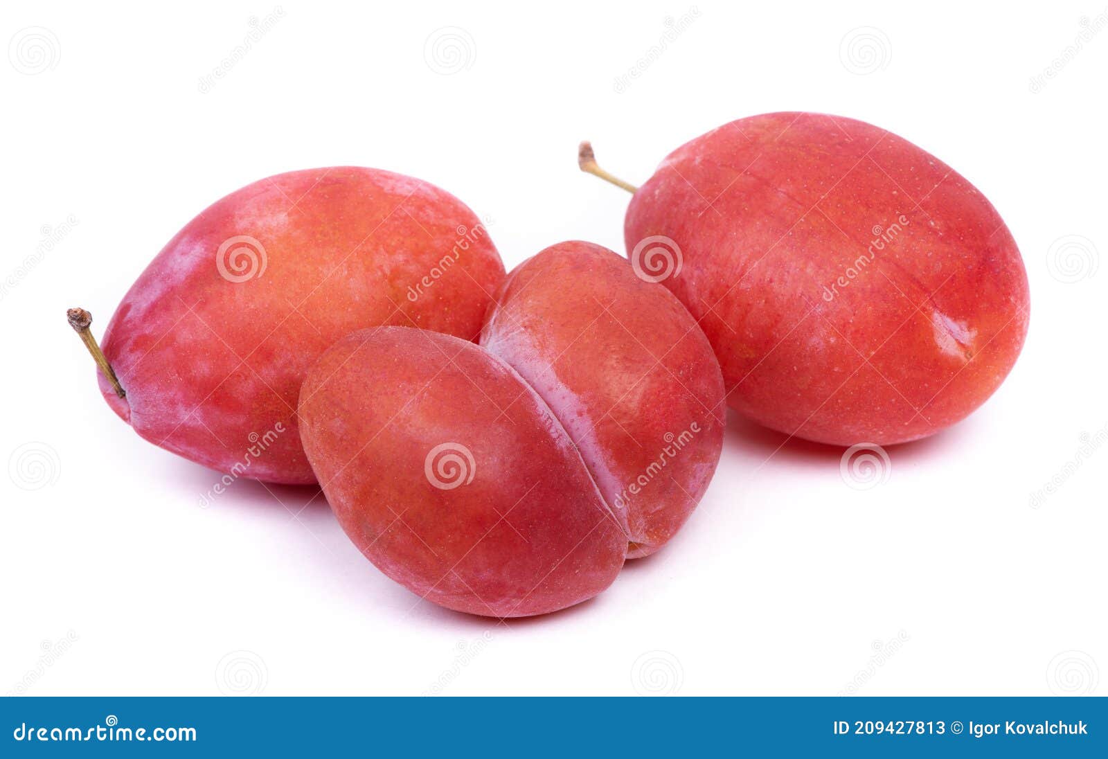 Bizarre double plum stock image. Image of heart, individuality - 209427813