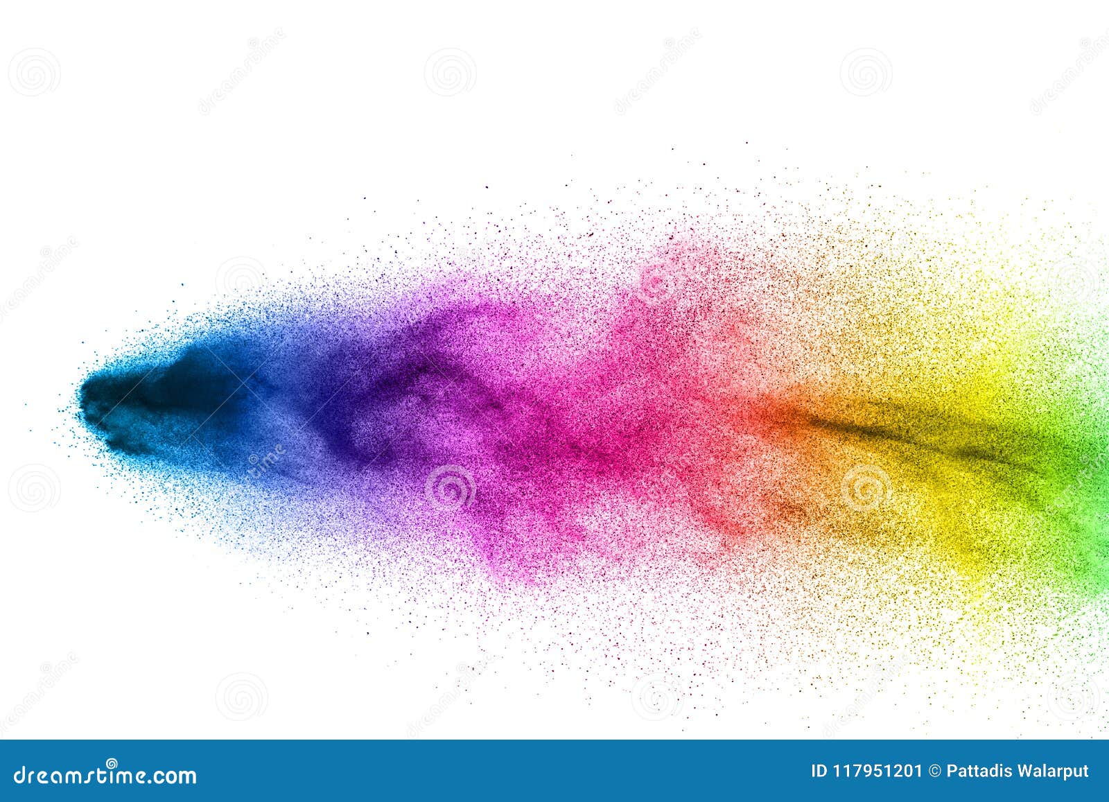 Bizarre Forms of Colorful Dust Particles Splash on Dark Background ...