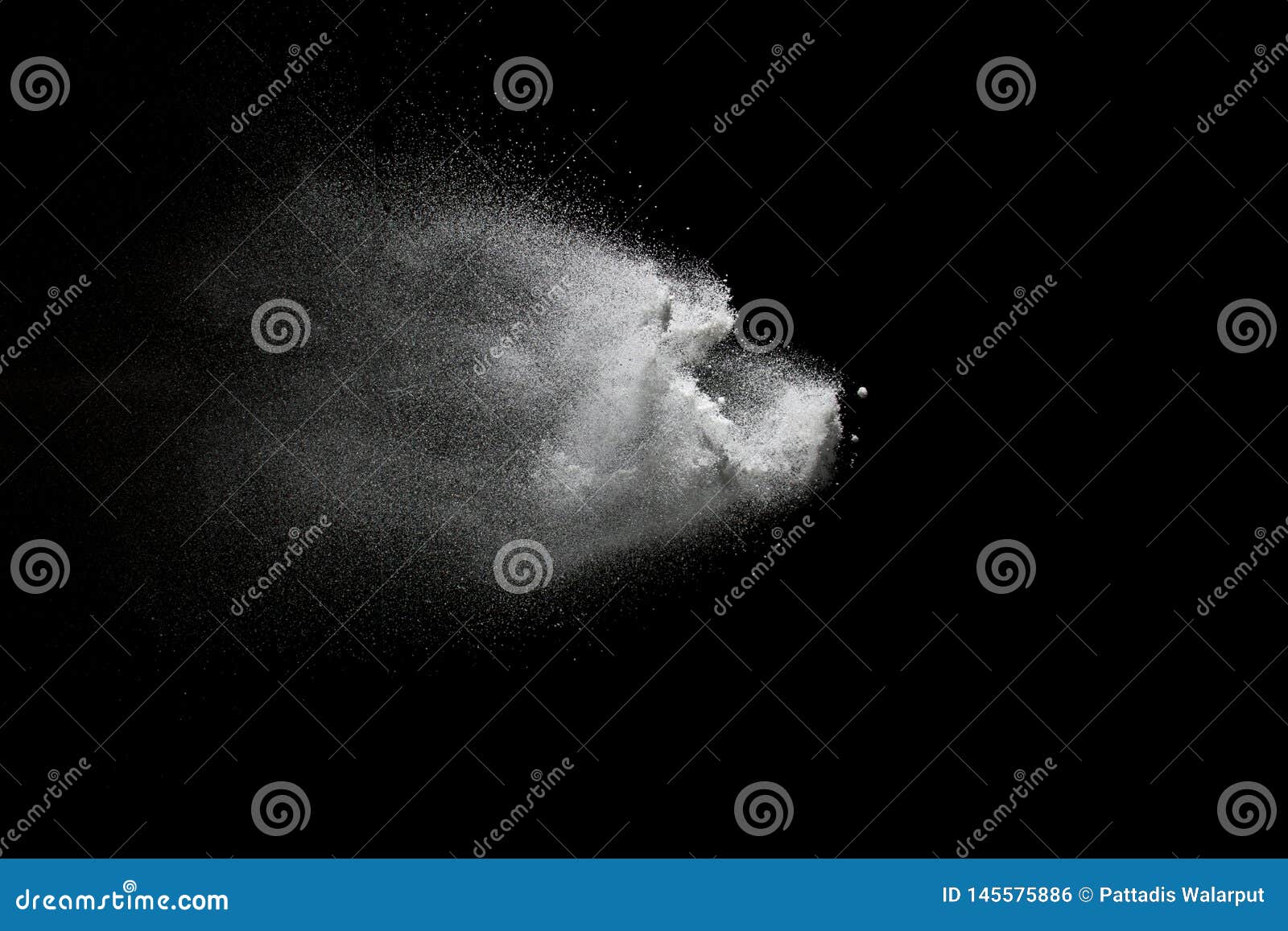 White Dust Particles Exhale in the Air. Stock Photo - Image of fantasy ...