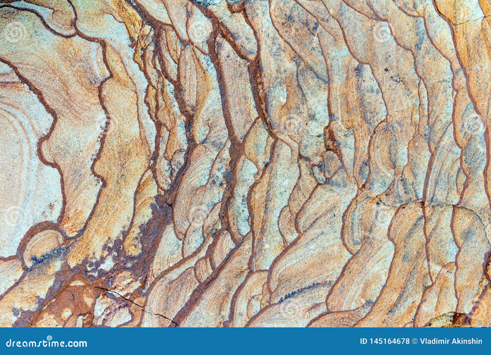 Bizarre Patterns on the Stone Slice, Background, Stone Texture Stock ...