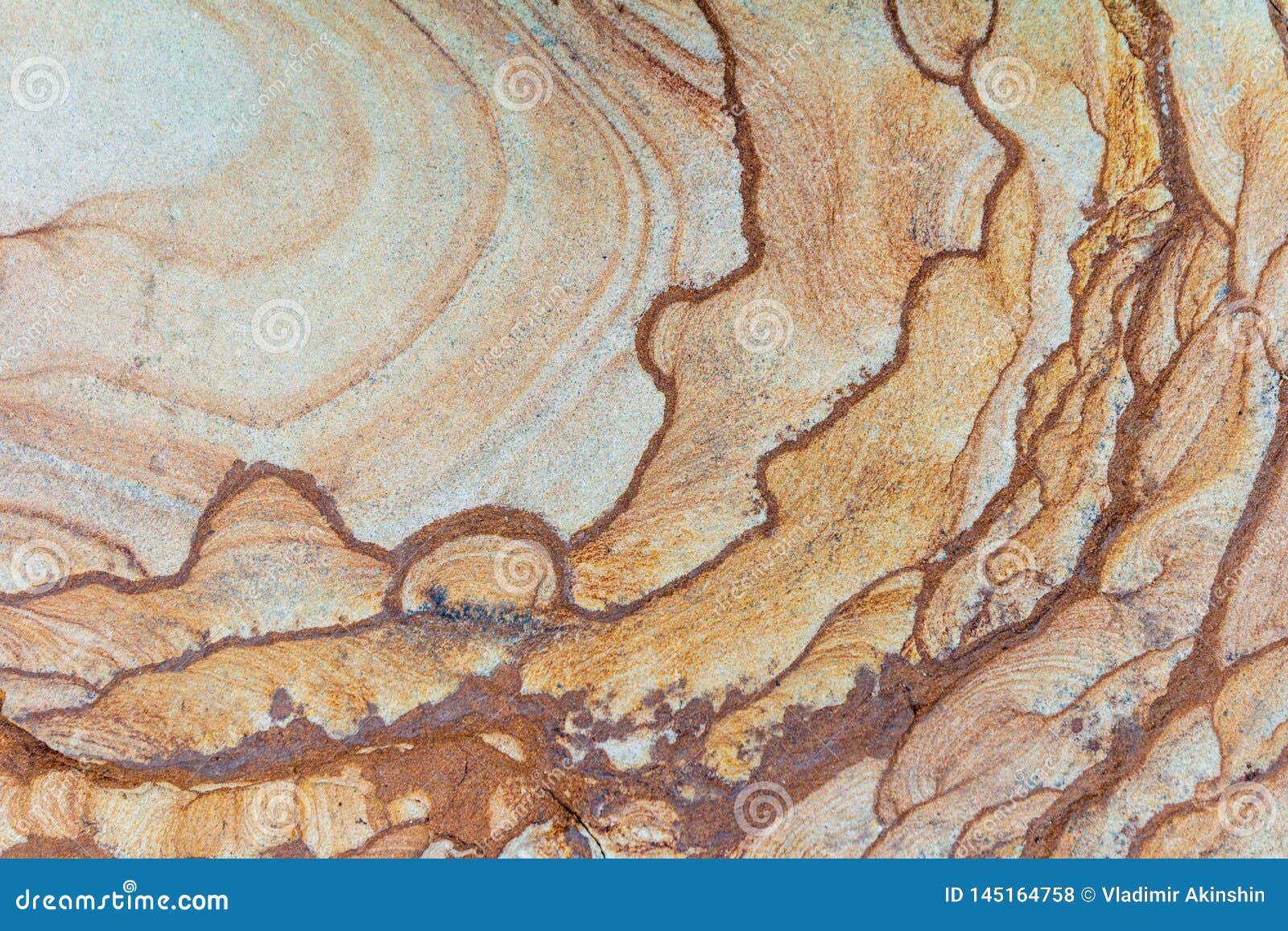 Bizarre Patterns on the Stone Slice, Background, Stone Texture Stock ...