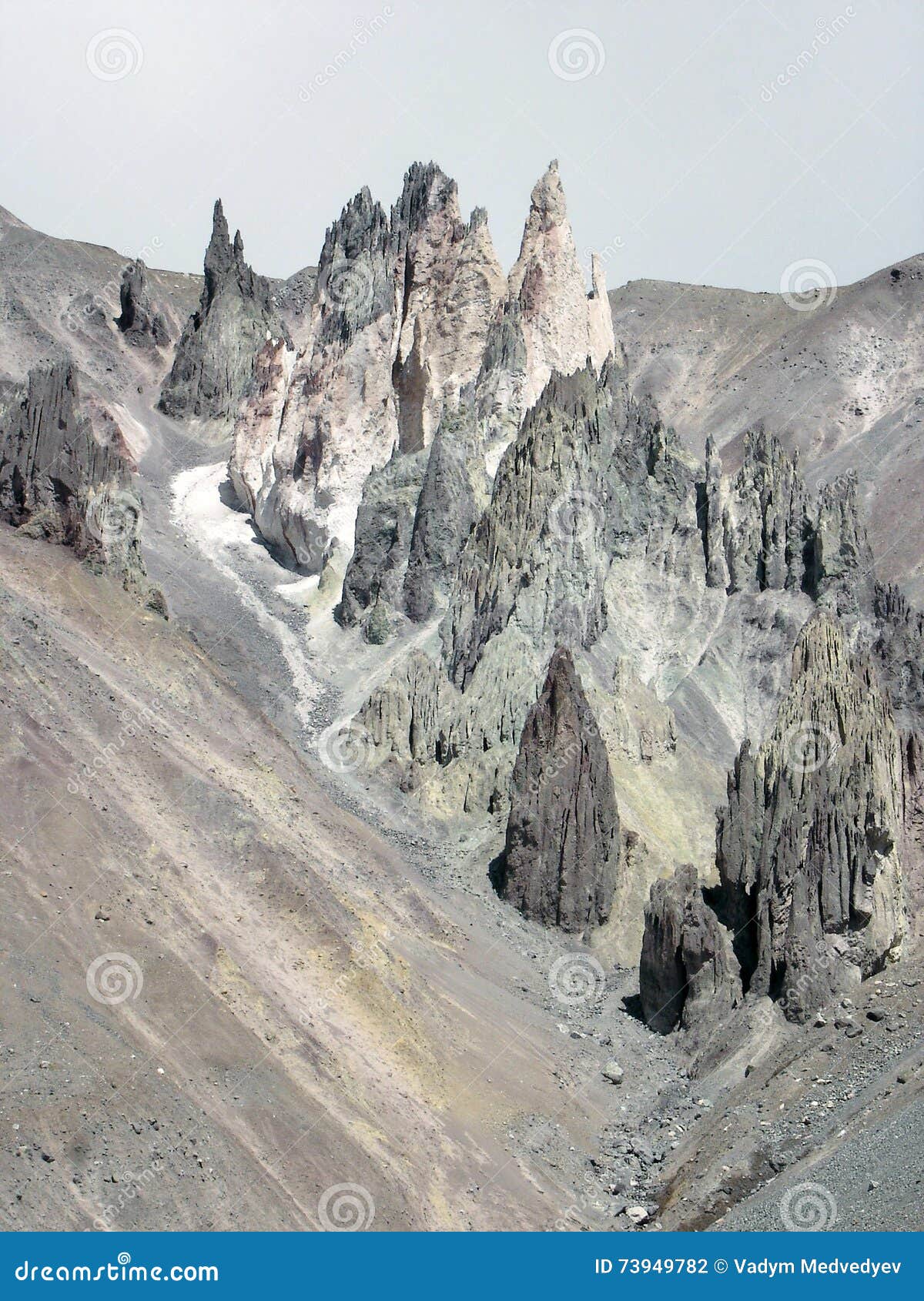 Bizarre Rock Asian Mountains Stock Photo - Image of asia, altitude ...