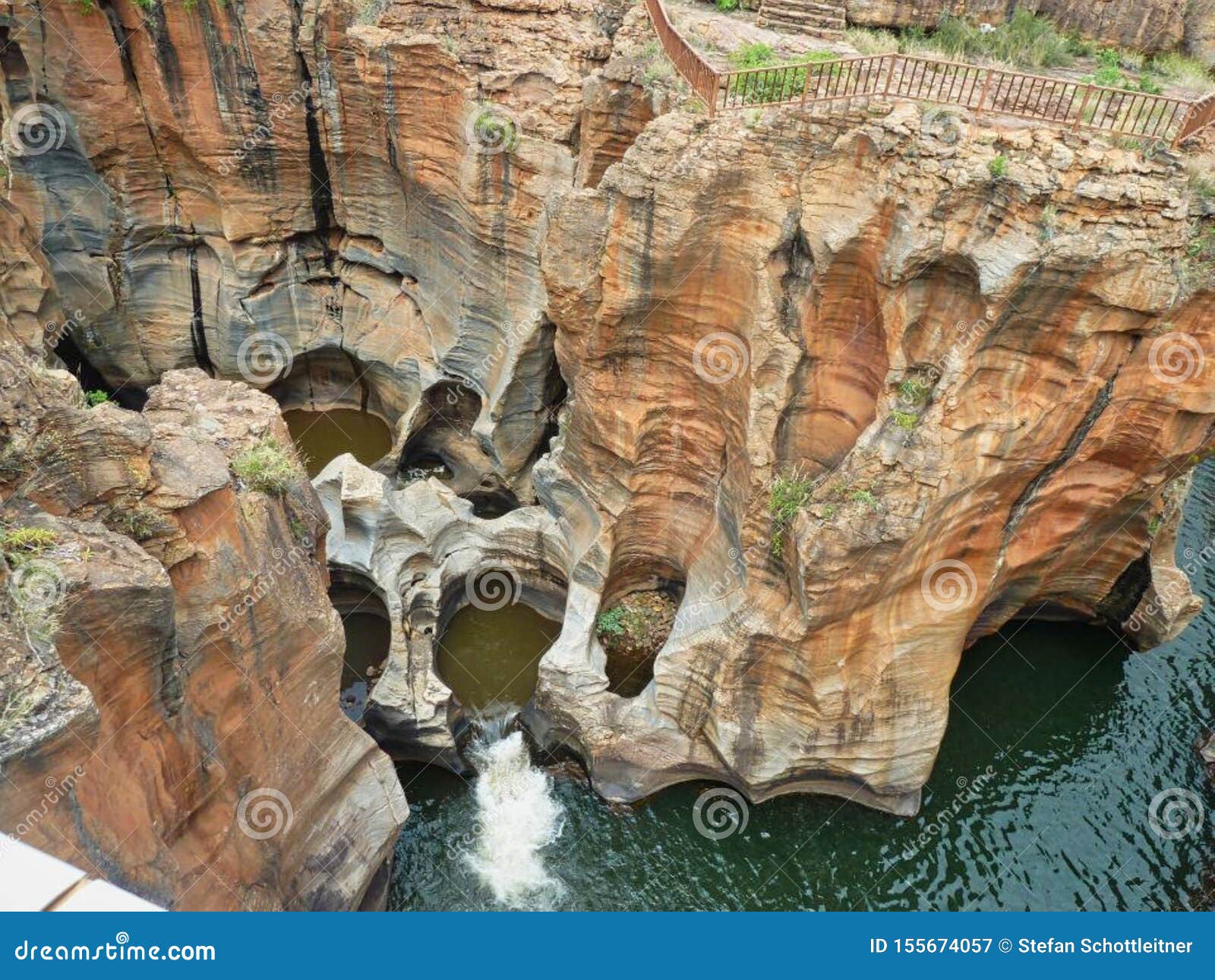 Bizarre Rock Formation in Africa on a Cliff Stock Image - Image of ...