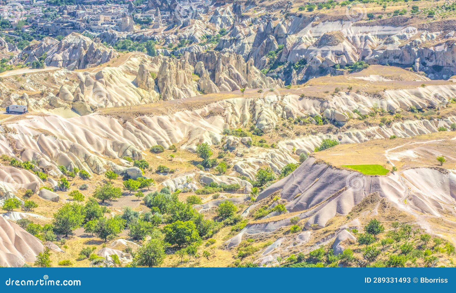 Bizarre Rock Formations of Volcanic Tuff and Basalt in Cappadocia ...