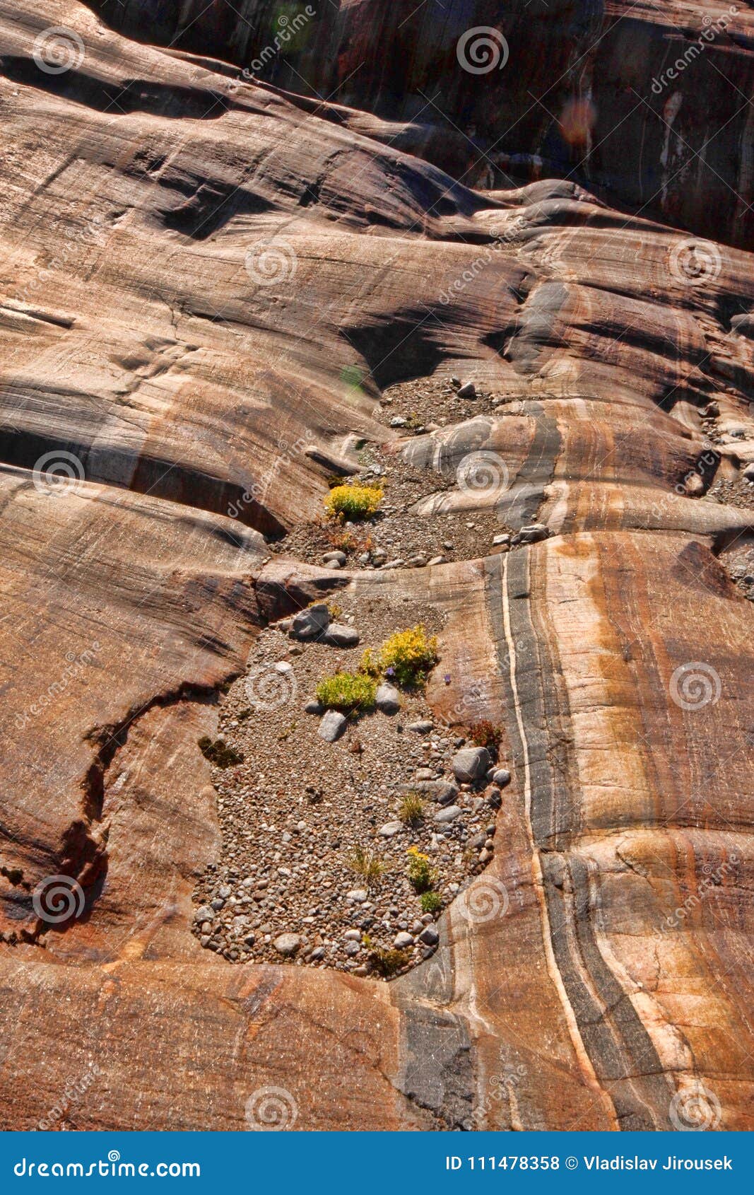 Bizarre Rocks Drained by Glacier, Norway Stock Photo - Image of rocks ...