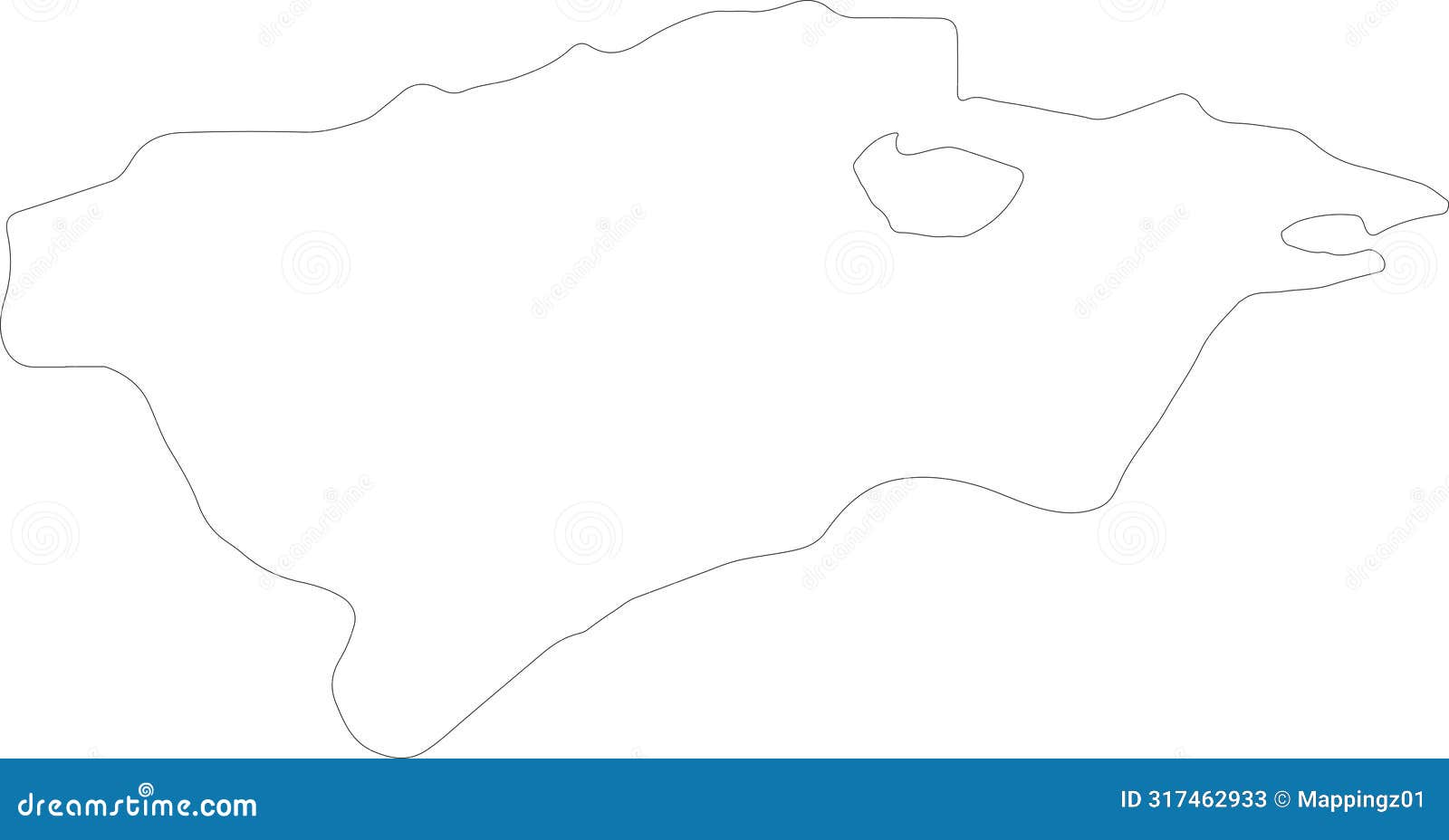 Bizerte Tunisia Outline Map Stock Vector - Illustration of logo, simple ...