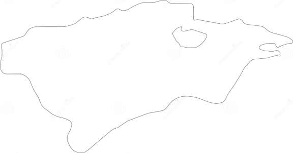 Bizerte Tunisia Outline Map Stock Vector - Illustration of logo, simple ...