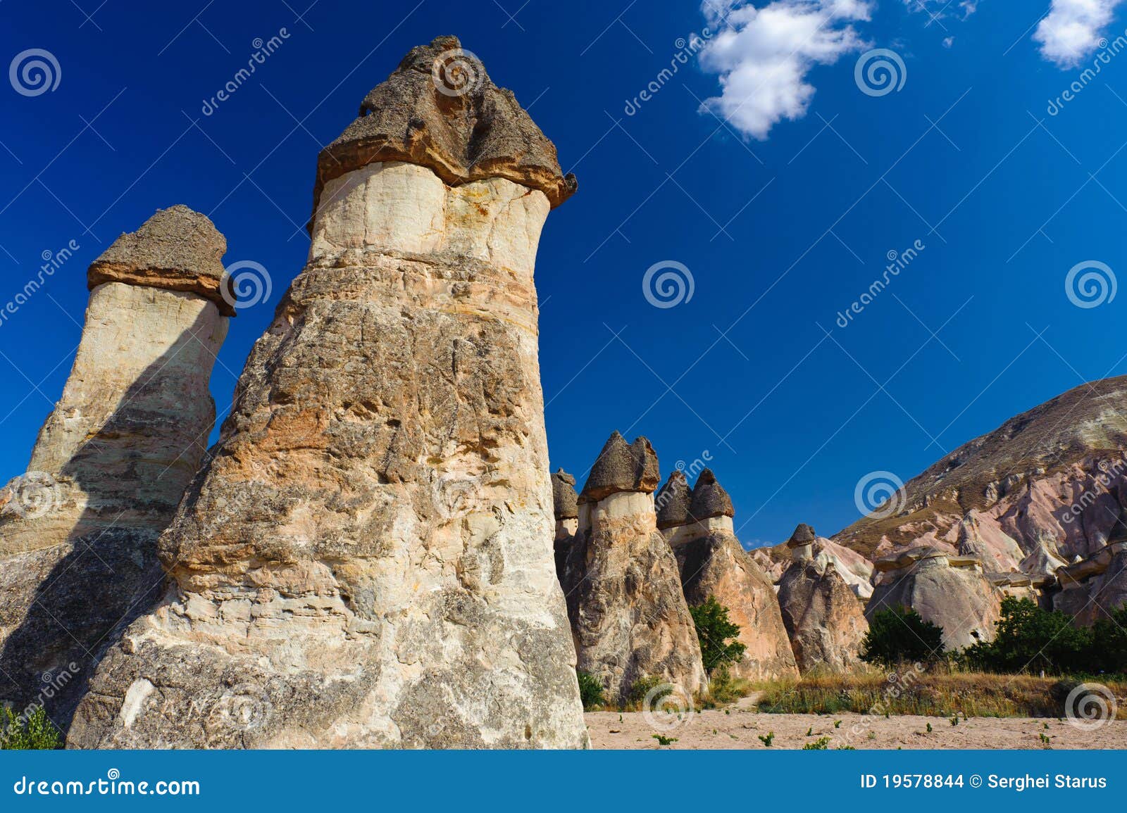 Bizzare Rocks in Cappadocia, Turkey Stock Photo - Image of nature ...