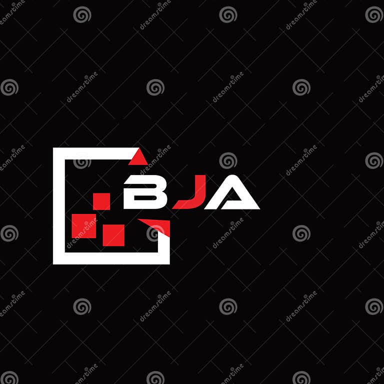BJA Creative Minimalist Letter Logo. BJA Unique Vector Initials Alphabet Letter Logo Design ...