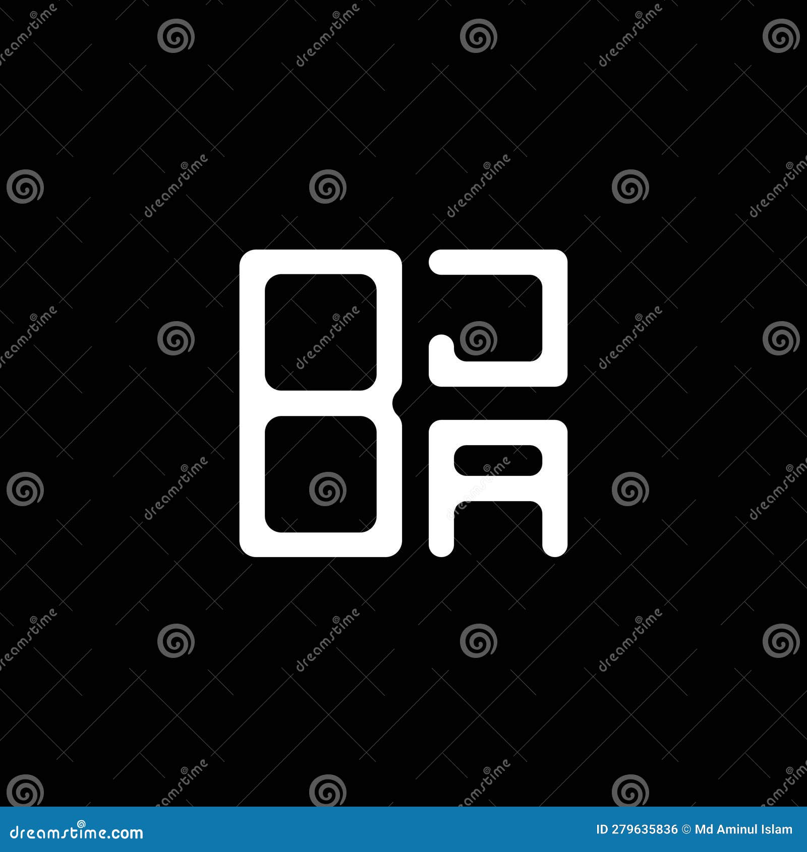 BJA Letter Logo Creative Design with Vector Graphic, BJA Stock Vector ...