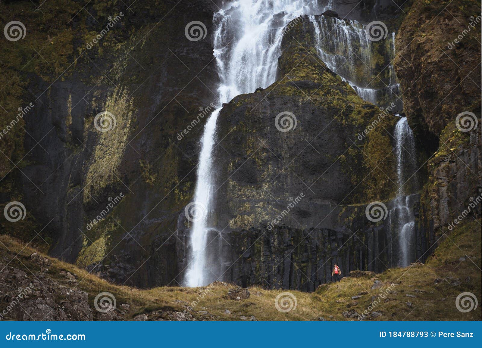 Bjarnarfoss Waterfall, Iceland Stock Image - Image of green, europe ...