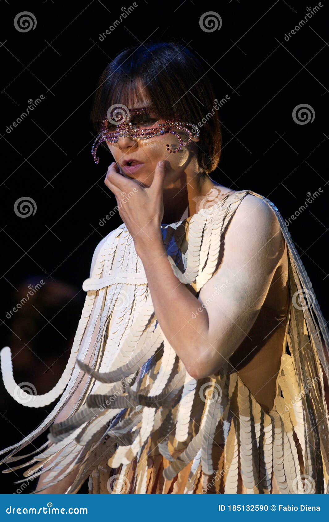 Bjork the Icelandic Singer during the Concert Editorial Image - Image ...