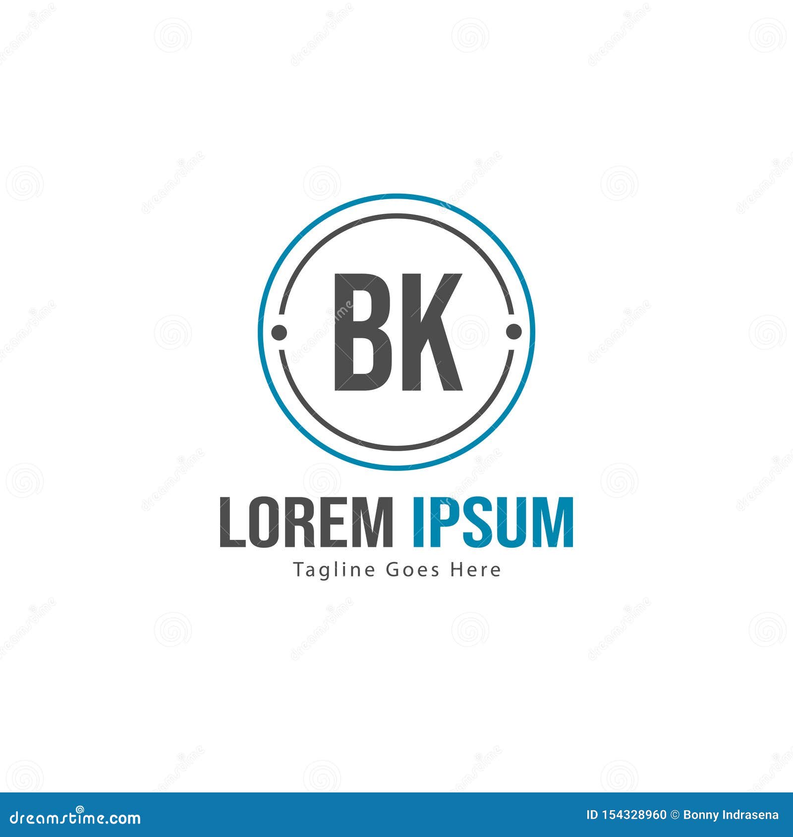 BK Letter Logo Design. Creative Modern BK Letters Icon Illustration ...