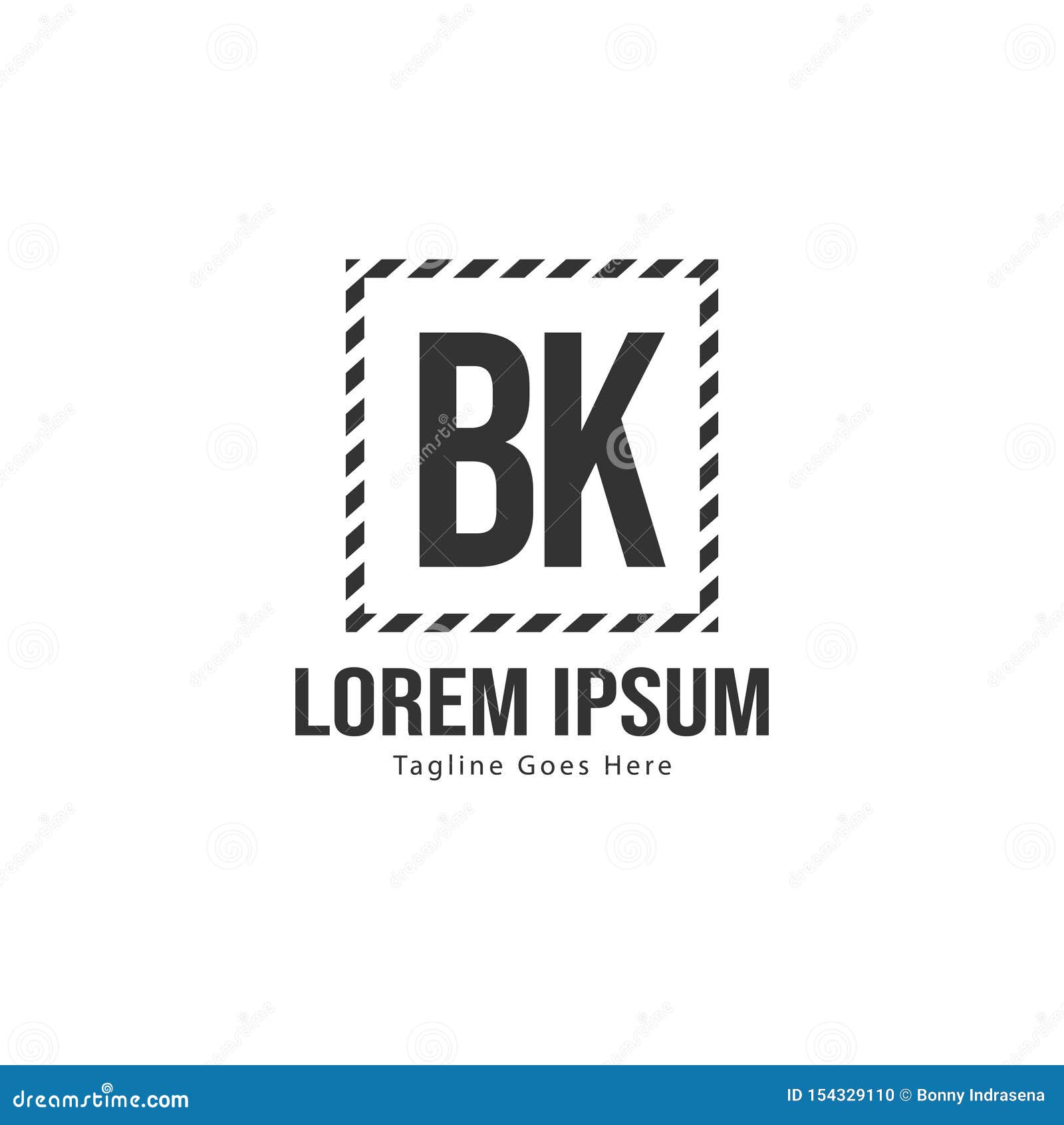 BK Letter Logo Design. Creative Modern BK Letters Icon Illustration ...