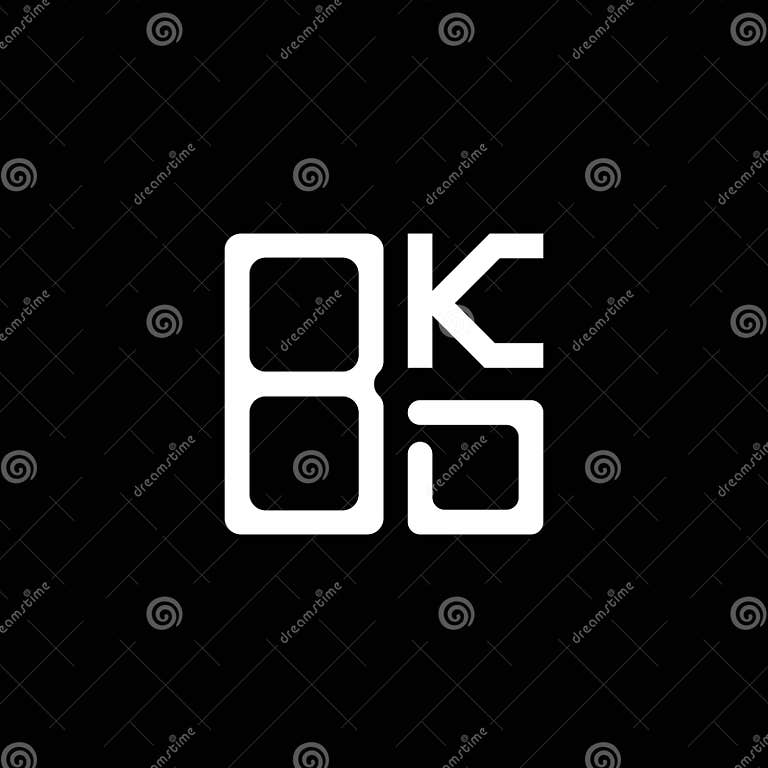 BKD Letter Logo Creative Design with Vector Graphic, BKD Stock Vector ...